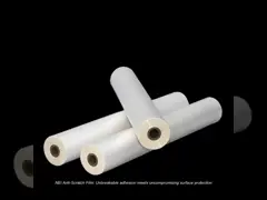 China Soft Hardness Scratch-Proof Anti Scratch Film for Lamination Application with 30Micron Thickness for sale