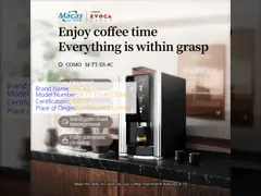 Macchina venditrice di caffè da fagiolo a tazza commerciale con schermo touch da 15,6 pollici