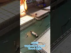 120lm/w IP66 Grate LED Stadium Lighting 90° Lens Angle