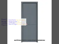 China Composite WPC Hollow Door with Heat Insulation Termite Proof and Sound Insulation 30 dB for Bedrooms and Offices for sale