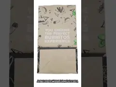 Fold-over Closure Custom Paper Bag Printing 10 X 10 Inches for Customized Needs