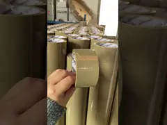 China Easy Tear BOPP Brown Tape Easy Cut Strong Adhesion for sale