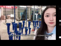 Cina Personalizzazione Perforazione a spruzzo-vernice sovraccarico Sistemi di perforazione a blocco di slitta eccentrici Sistema di perforazione a doppio involucro DTH Bit in vendita