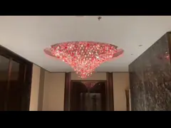 French Style Light Luxury Retro Crystal Lamp , Main And Guest Halls , Large Chandelier