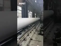 China 13000mm BOPET Film Corona Roller Synthetic Rubber Coated Rollers for sale