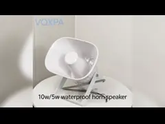OEM ODM 10w/5w Horn Speaker ABS Adjustable Waterproof Horn Loudspeaker