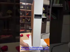 Wood finished door