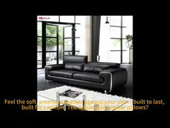 China 100% Calfskin Leather Office Couch For Apartment Water Repellent for sale