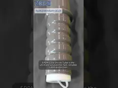 Big Cable OD EPDM Cold Shrink Tube  14-33mm For Cable OD High Shrink Ratio