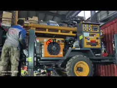 Pneumatic Deep Borehole Drilling Rig for Rocky Layers | ST 300 Model