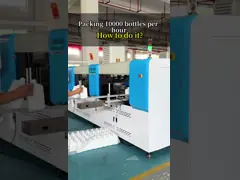 Small Sized Full Servo Empty Bottle Packaging Machine Fully Auto For Plastic Bottles