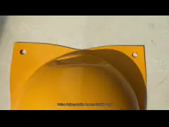 China Iron  Material Road Stud Steel Amber Yellow Coating 65mm Height Enhanced Road Safety Raised Studs for sale