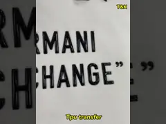 TPU Heat Transfer Label