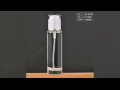 中国 ポンプ付きの絞れる空のガラスローションボトル 30ml 販売のため