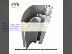China Aluminium Alloy Sunshade Awning Accessories Aluminum Awning Tube Triangle for sale