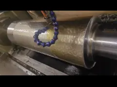 China 42Crmo Heating Metal Embossing Roller For Nonwoven Fabric Laser Engraving for sale