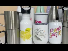 China 20oz And 30oz Blank Sublimation Tumblers Double Walled Vacuum Insulated Stainless Steel Car Cup With Lid for sale