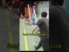 Cina Linea di produzione completa di pellet per mangimi con macchine per pellet per mangimi in vendita