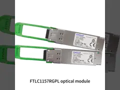 FTLC1157RGPL 100G CWDM4 QSFP28 Finisar 트랜시버, 2km 거리, 핫 플러그 가능