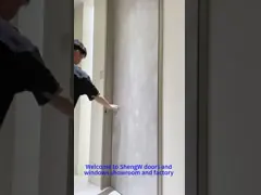 Different color aluminum door