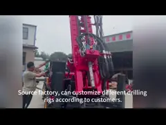 Macchine di perforazione automatiche auto-propulsive montate su pneumatici nelle zone montuose