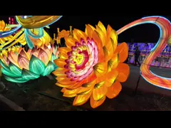 High-Quality Artificial Lotus Lanterns for Outdoor Decoration and Festival Decor