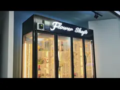 China Smart Flower Vending Machine with 10 inch Touchscreen, Android 11.1 OS, and 32 Lockers for Fresh Flowers Preservation for sale