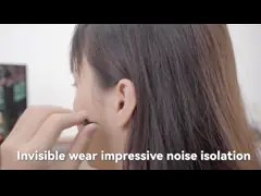 Cina Tappi per le orecchie ESSAGER Y25 in silicone per dormire, 45dB, cancellazione del rumore, 8x8cm in vendita