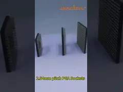 China 1.27mm PGA Test Socket Gold Plated 96P 132P 168P 400P Contact Clip Material Beryllium Copper C17200 for Accurate Measurements for sale