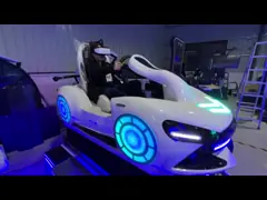 China 220V Virtual Reality Race Car Simulator with 2500W Power and Deepoon Glasses - 245x160x175cm Commercial Unit for sale