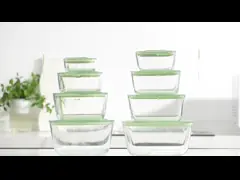 IKOO glass food storage containers with lid