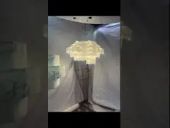 Restaurant Home Decor Alabaster Chandelier Luminaire Modern Luxury Brass Hanging Pendant Light