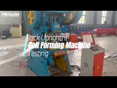 Shelf Upright Rack Roll Forming Making Machine Punching Press