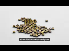 China Dia 5*0.8mm HPHT Monocrystalline Diamond Optical Crystal Diamond Plate for sale