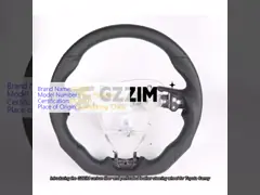 New Product Wholesale Carbon Fibre Perforated Leather Steering Wheel for Toyota Camry