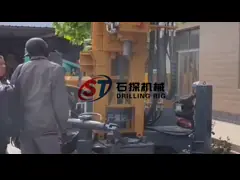 China ST-200 200m Crawler Pneumatic Borewell Machine for sale