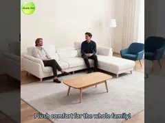 6211Scandi - Style Leather Sofa: Minimalist Charm, Plush Comfort – Top Pick for Family - Centric Int