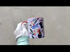 DIY 11oz White Ceramic Sublimation Coffee Mug Inner Color For Sublimation Photo Printing