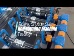 Australia Rolling Shuatter Slat Efficient Shutter Door Frame Roll Forming Machine