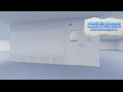 중국 OEM 알루미늄 단면도 구조 Softwall 청정실 ISO 5 ISO 7 분배 부스 판매용
