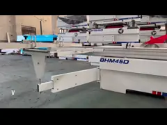 China Power 5.5KW Industrial Sliding Table Saw Cutting Sliding Panel Saw Machine CE Approved for sale