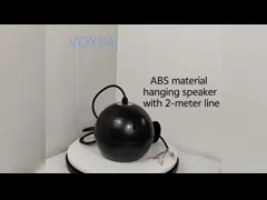 China 5W 2.5W Hanging Pendant Speakers 5 Inch ABS Ceiling Pendant Speakers for sale