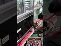 How to prevent the machine to move from side to side in the exported wooden case?