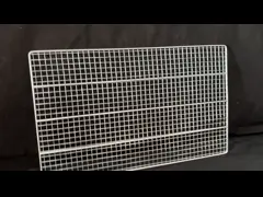 Cina Vassoio per forno in rete metallica personalizzato 40*60cm Vassoio in rete di acciaio inossidabile in vendita