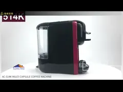 China Portable Italian Capsule Coffee Machine 600ML Commercial Coffee Pot 1450W Safety for sale