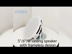 China FL-80 8 Inch Cost Effective Ceiling Speaker New Design Rimless 10W/5W  100V ABS Plastic Ceiling Speaker for sale