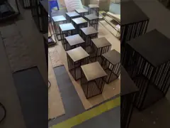 Hotel Decoration Staircase Chandeliers Crystal Dining Room Glass Multi-Heads Staircase