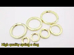 China Custom 1 Inch O Rings Mirror Finish Key O Ring Gold For Key Rings And Bags for sale