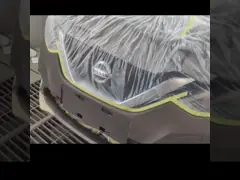 China Meklon Car Spray Paint Special High Shielding Plastic Masking Film Roll Pre Pasting Construction Protection Preferred for sale