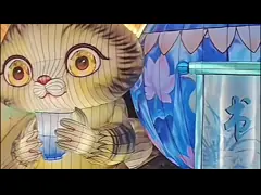 Cat Chinese Festival Lantern Decoration for Theme Park Light Exhibition